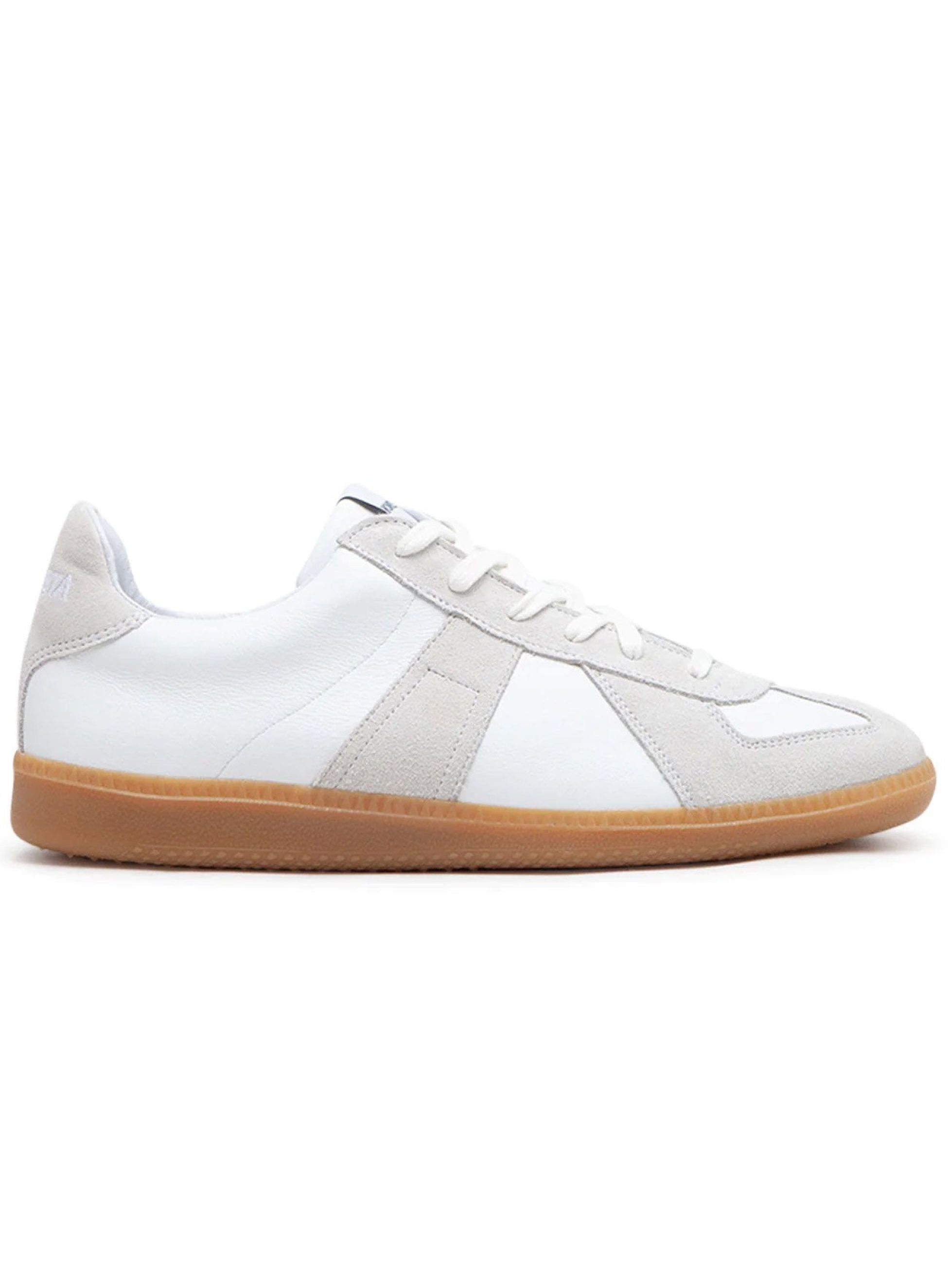 Novesta Mens White Transparent Gat Trainer | Designerwear