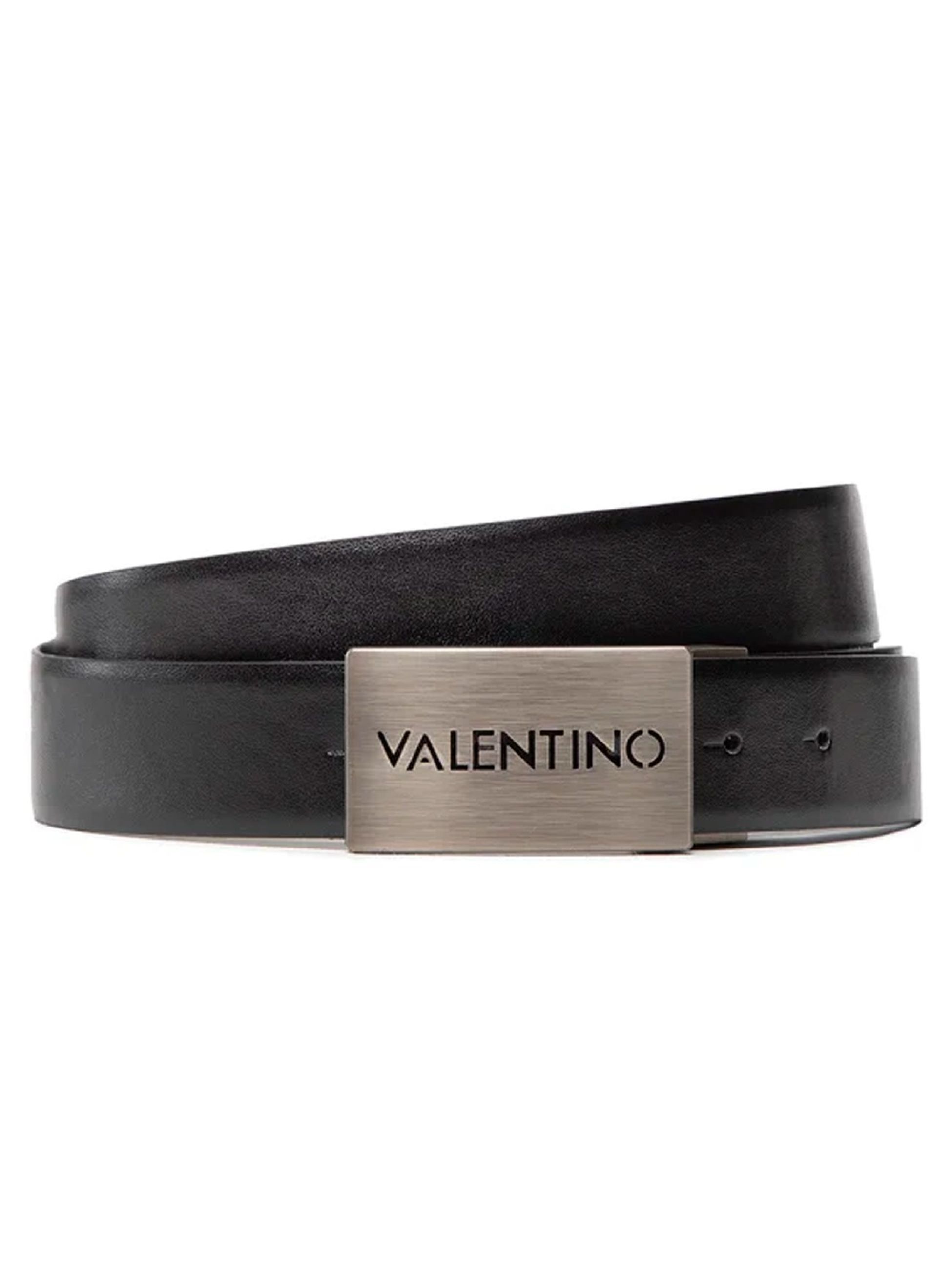 Valentino Womens Black Pull Belt Credit Card Holder | Designerwear