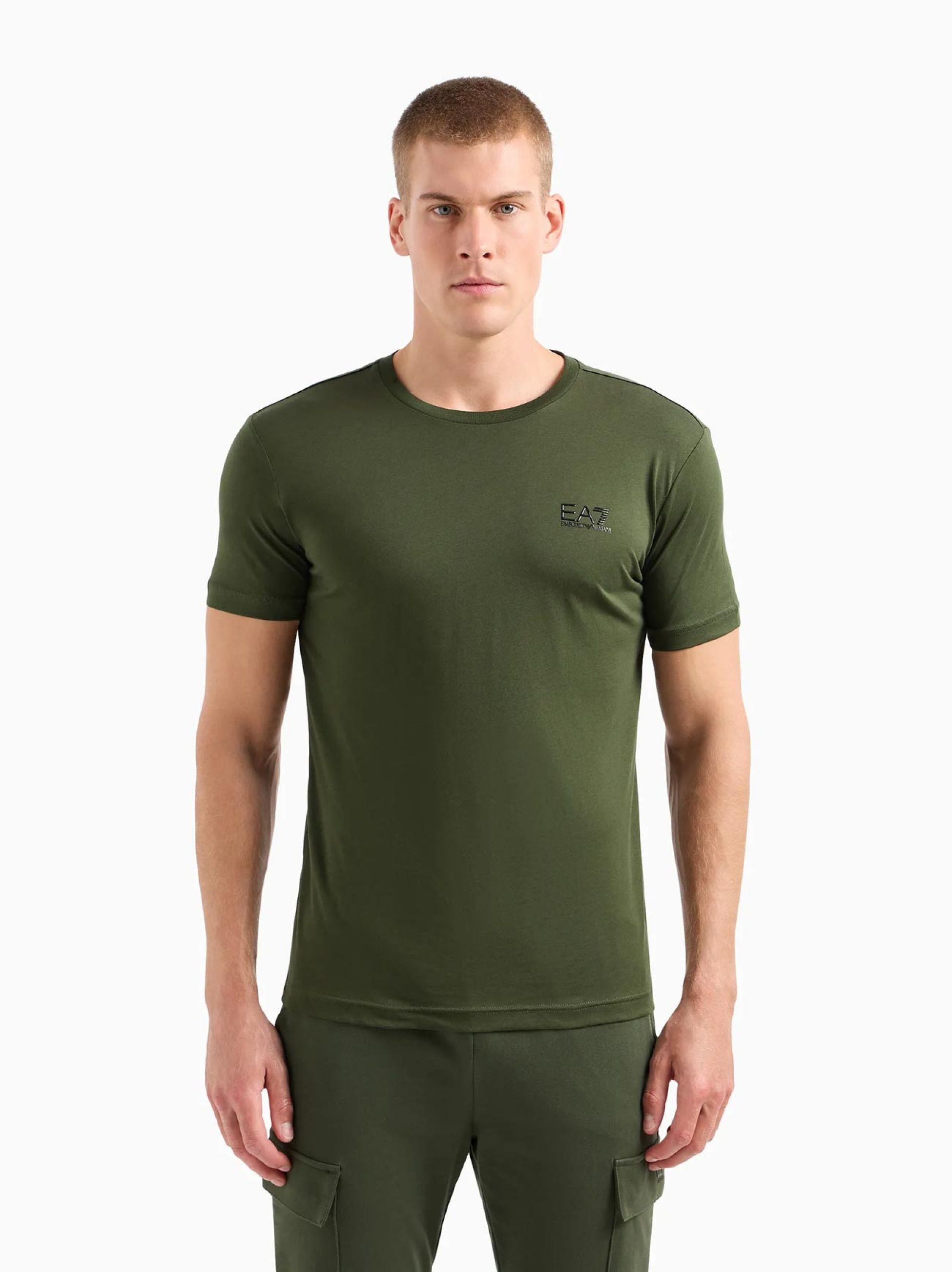 EA7 Mens Duffel Bag Core Identity T-Shirt | Designerwear