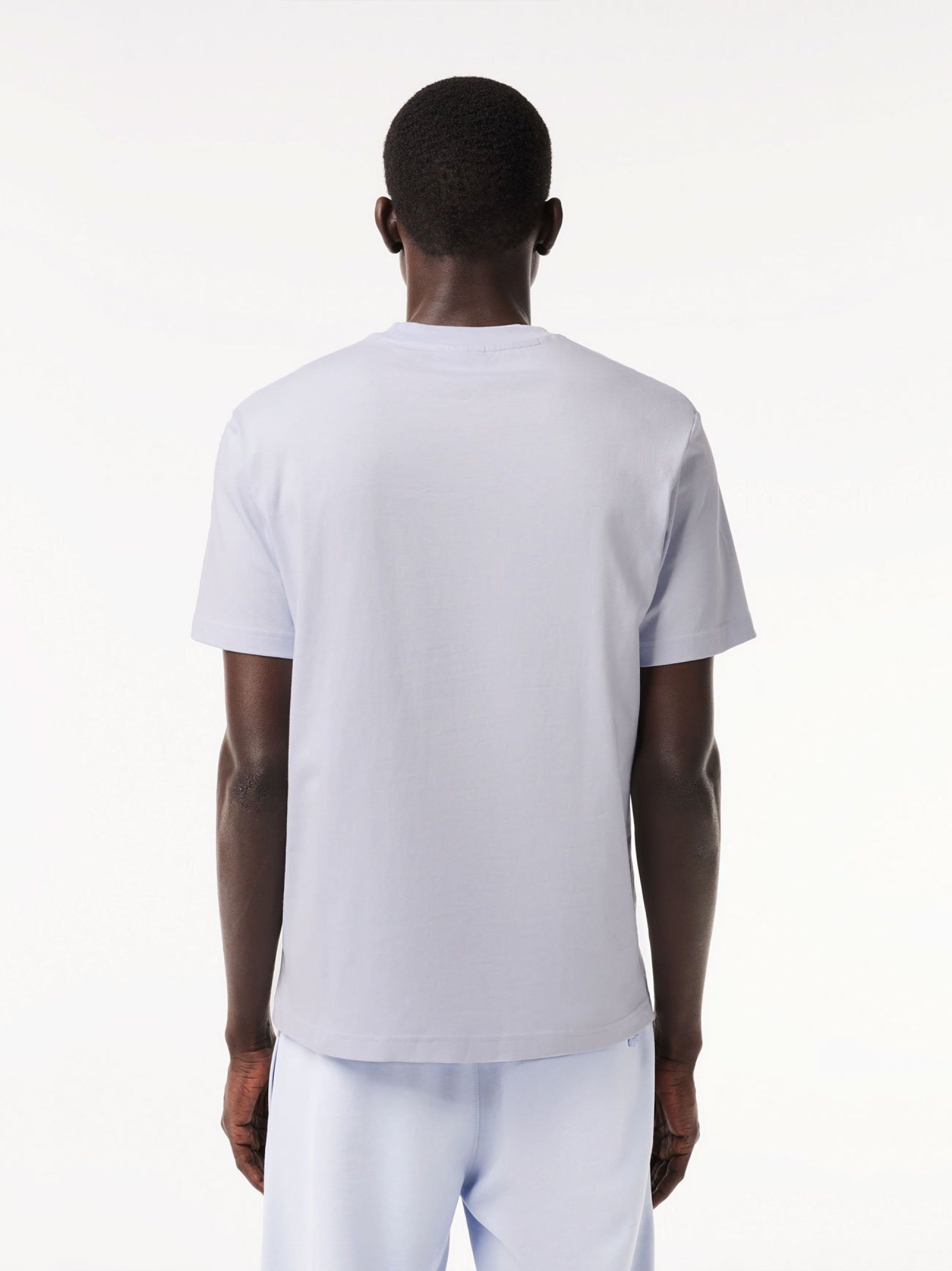 Lacoste Mens Phoenix Blue Logo T-Shirt | Designerwear