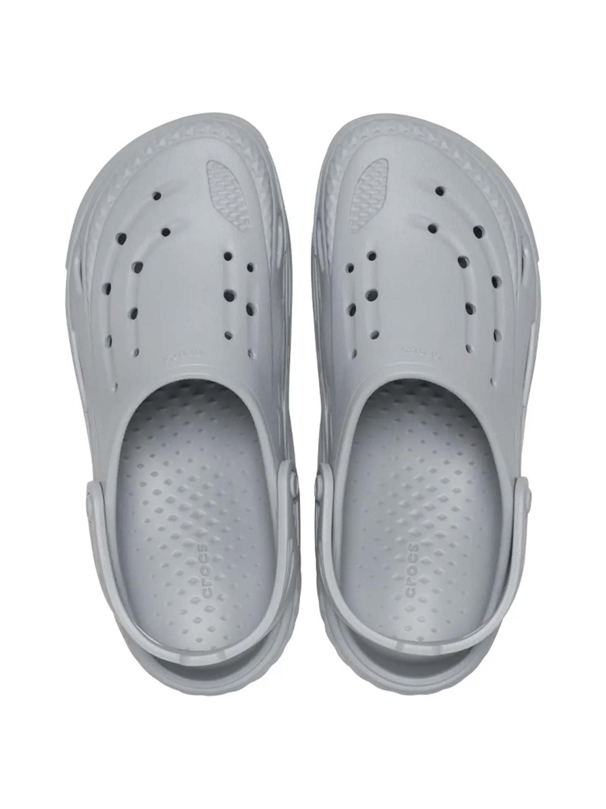 Crocs Mens Light Grey Off Grid Clog | Designerwear