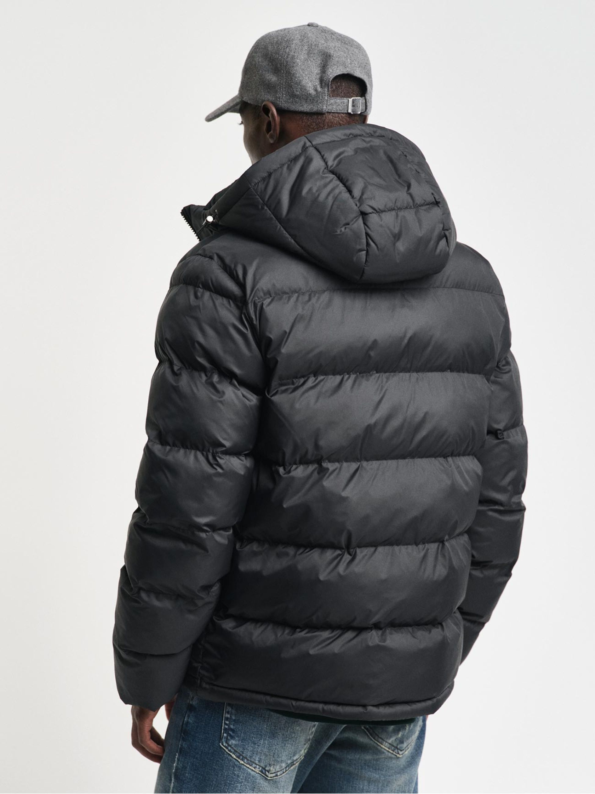 GANT Mens Black Active Cloud Jacket | Designerwear