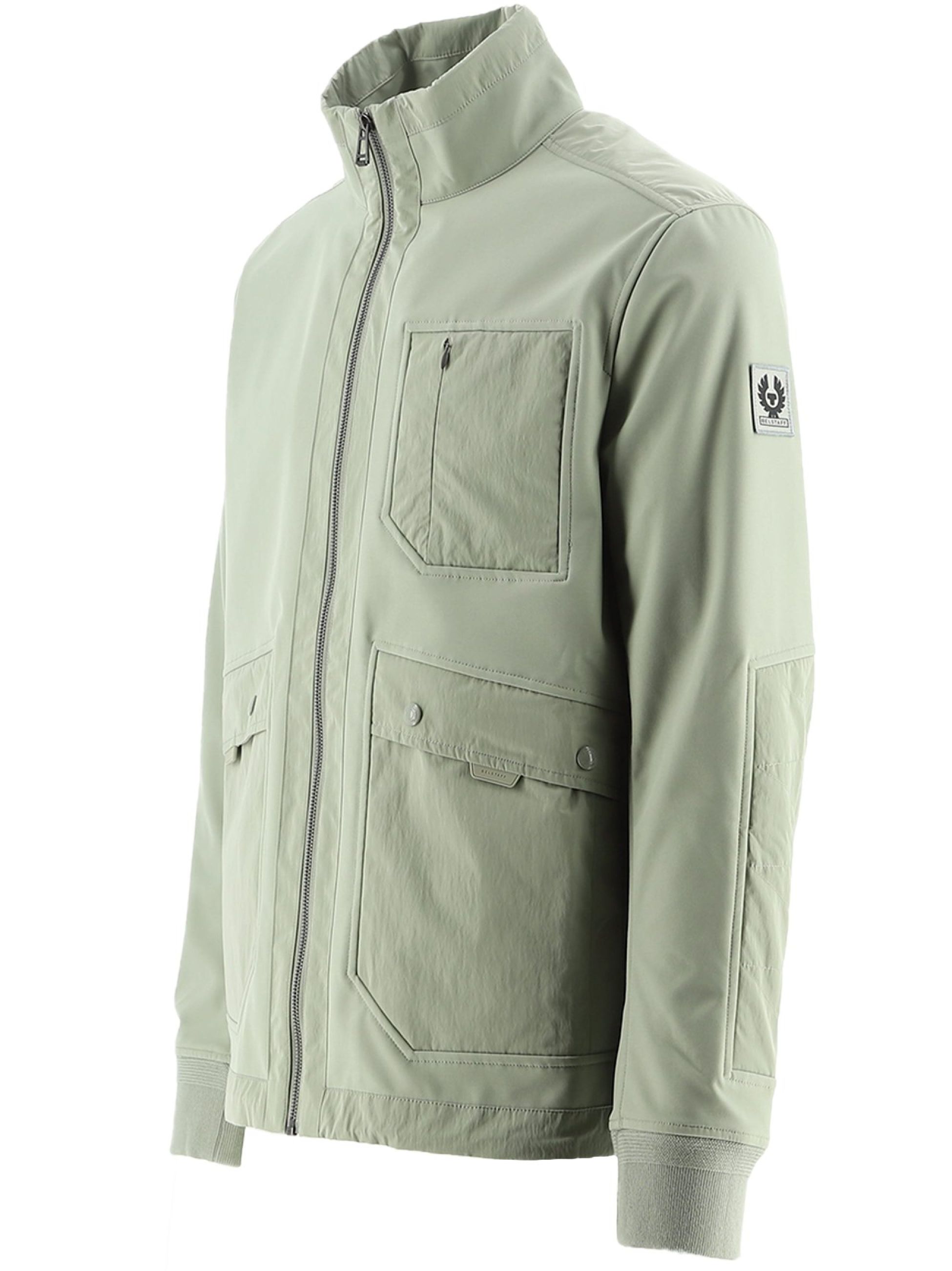 Belstaff Laurel Green Shift Jacket | Shop Now at Designerwear