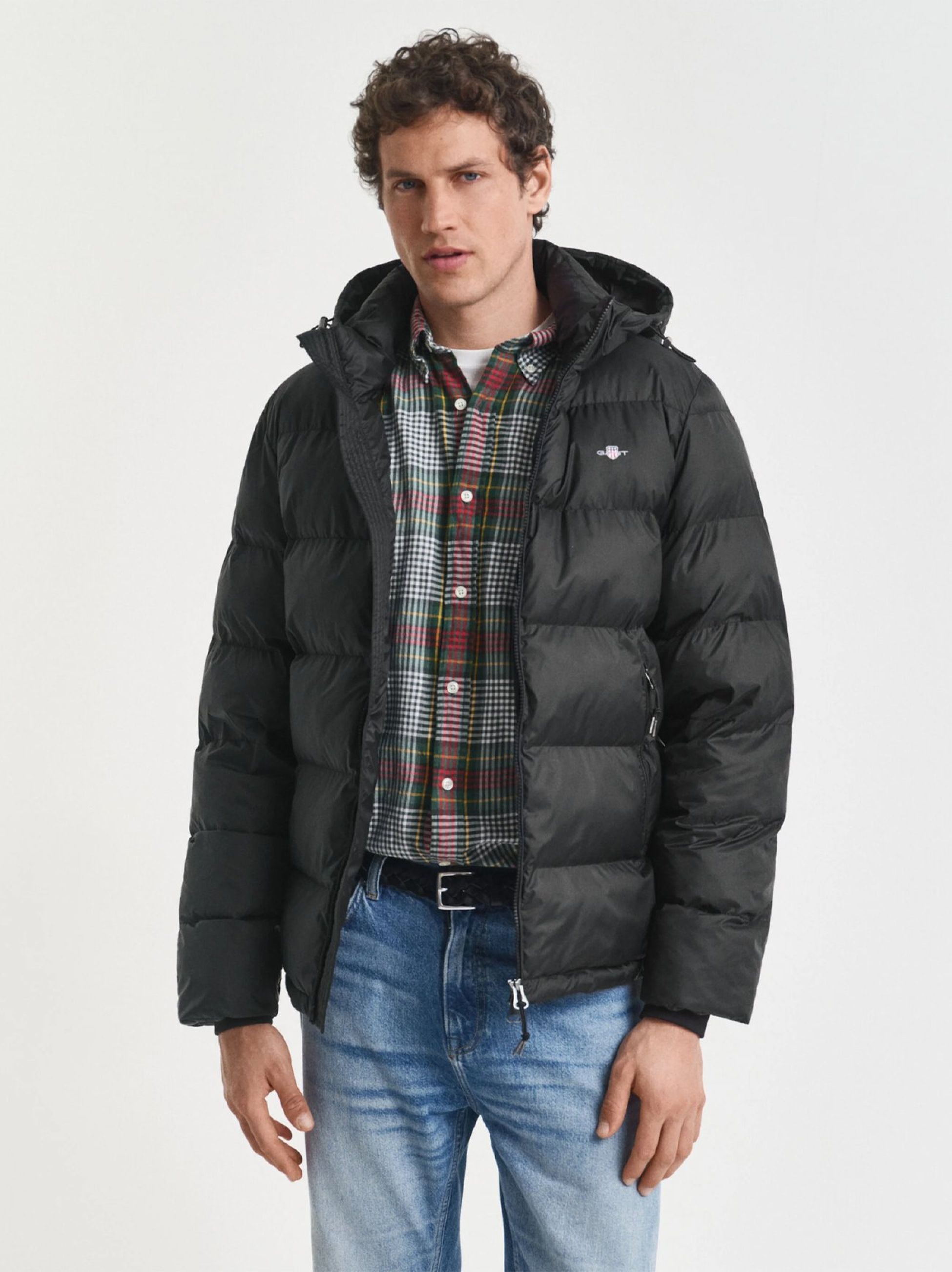 GANT Mens Black Active Cloud Jacket | Designerwear