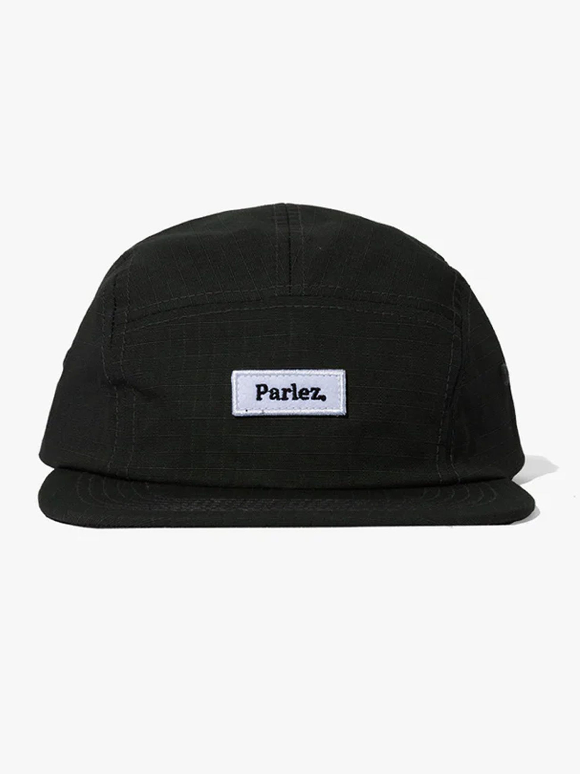 Parlez Mens Black Cover 5 Panel Cap | Designerwear
