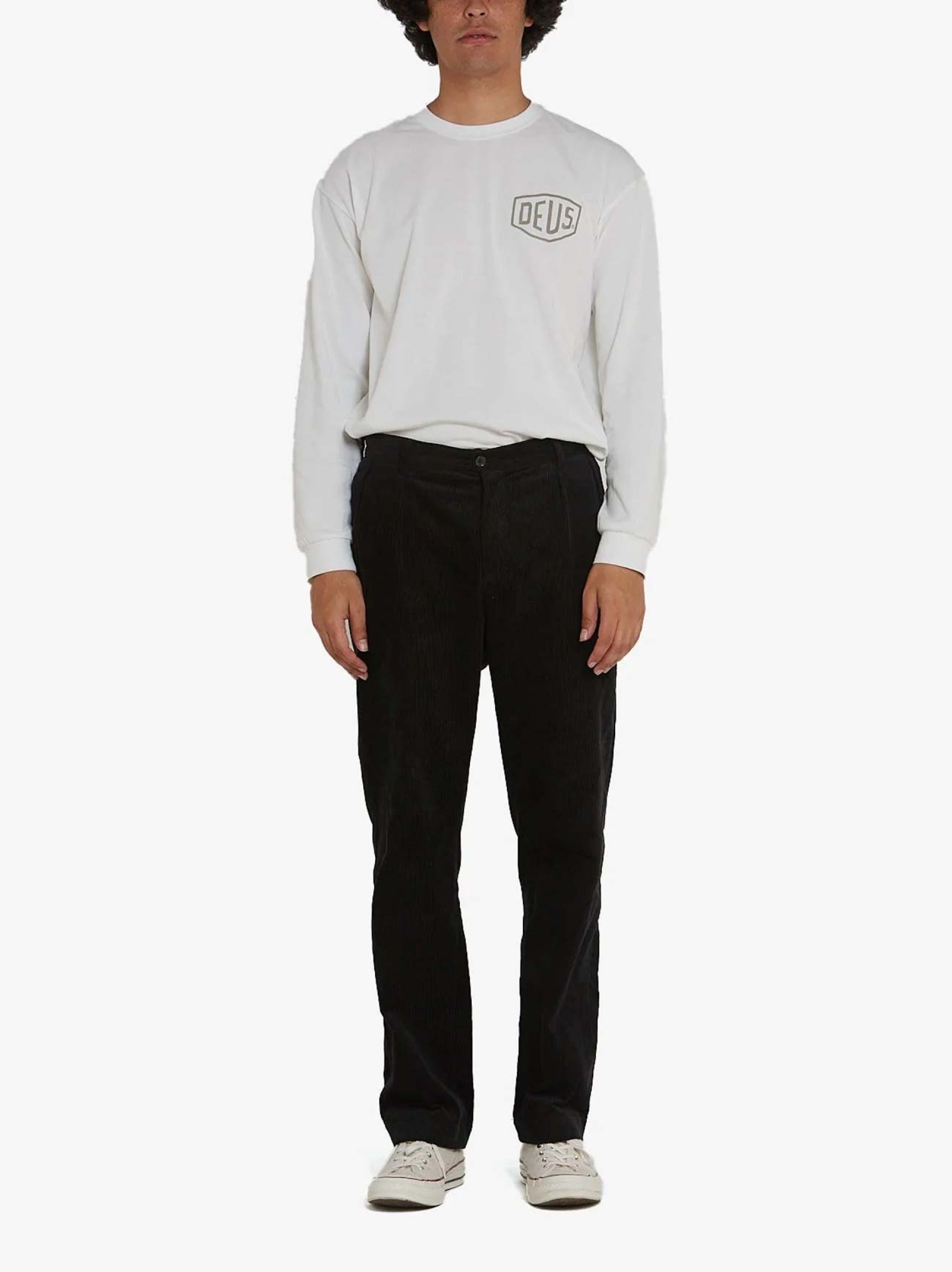 Deus Ex Machina Mens Black Alpine Cord Pant | Designerwear