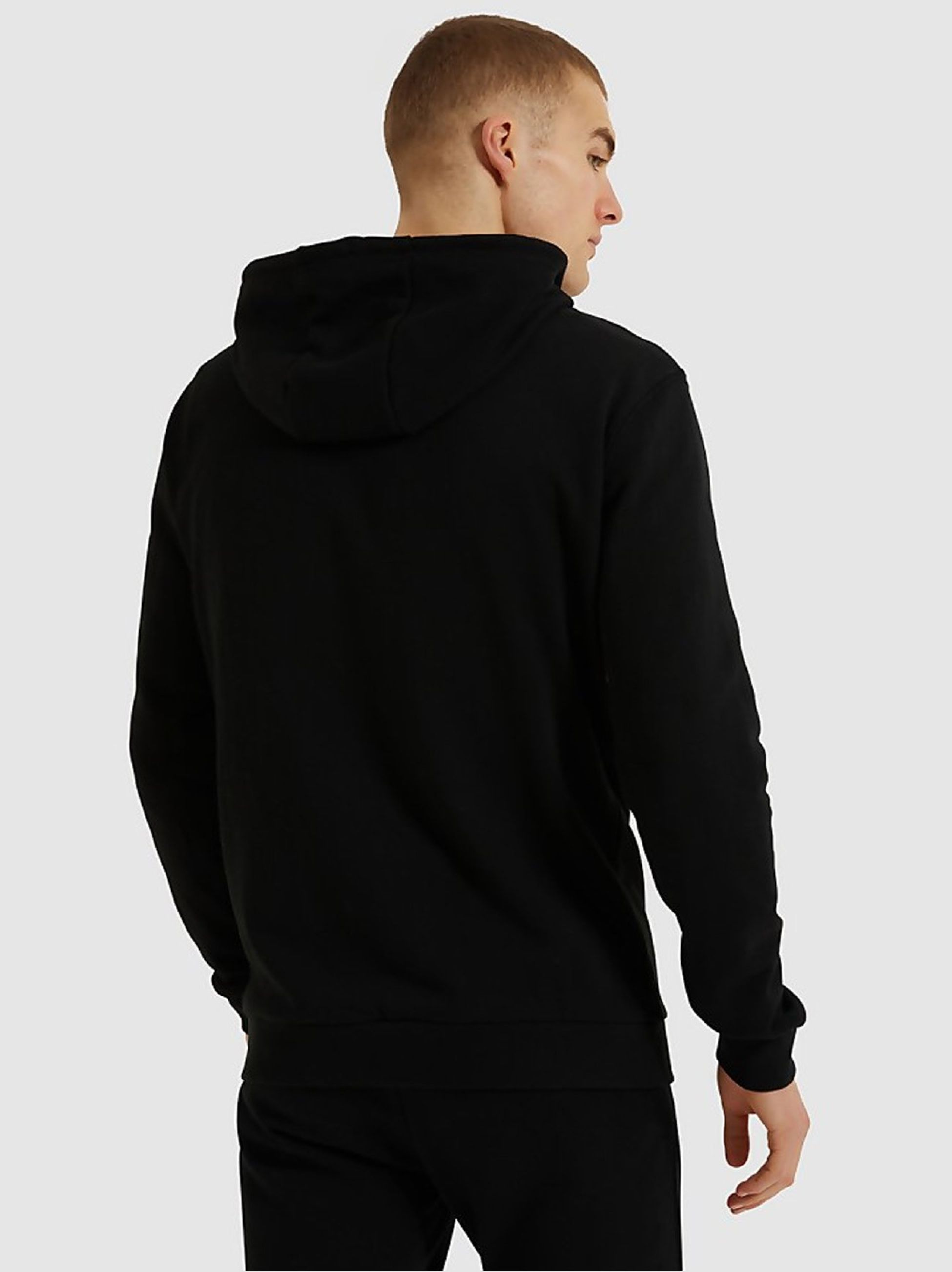 Ellesse Mens Black Klemerio Full Zip Hoodie | Designerwear