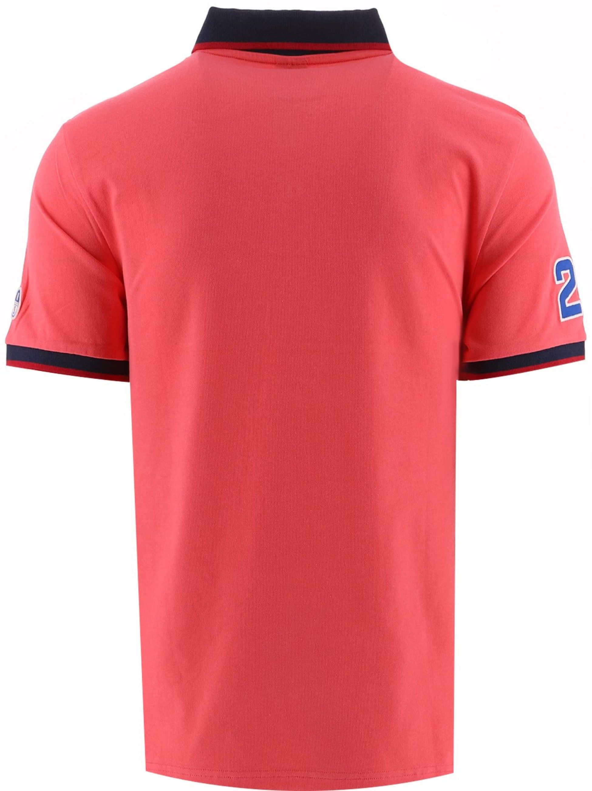 North Sails Mens Calypso Coral Saint-Tropez Polo Shirt | Designerwear