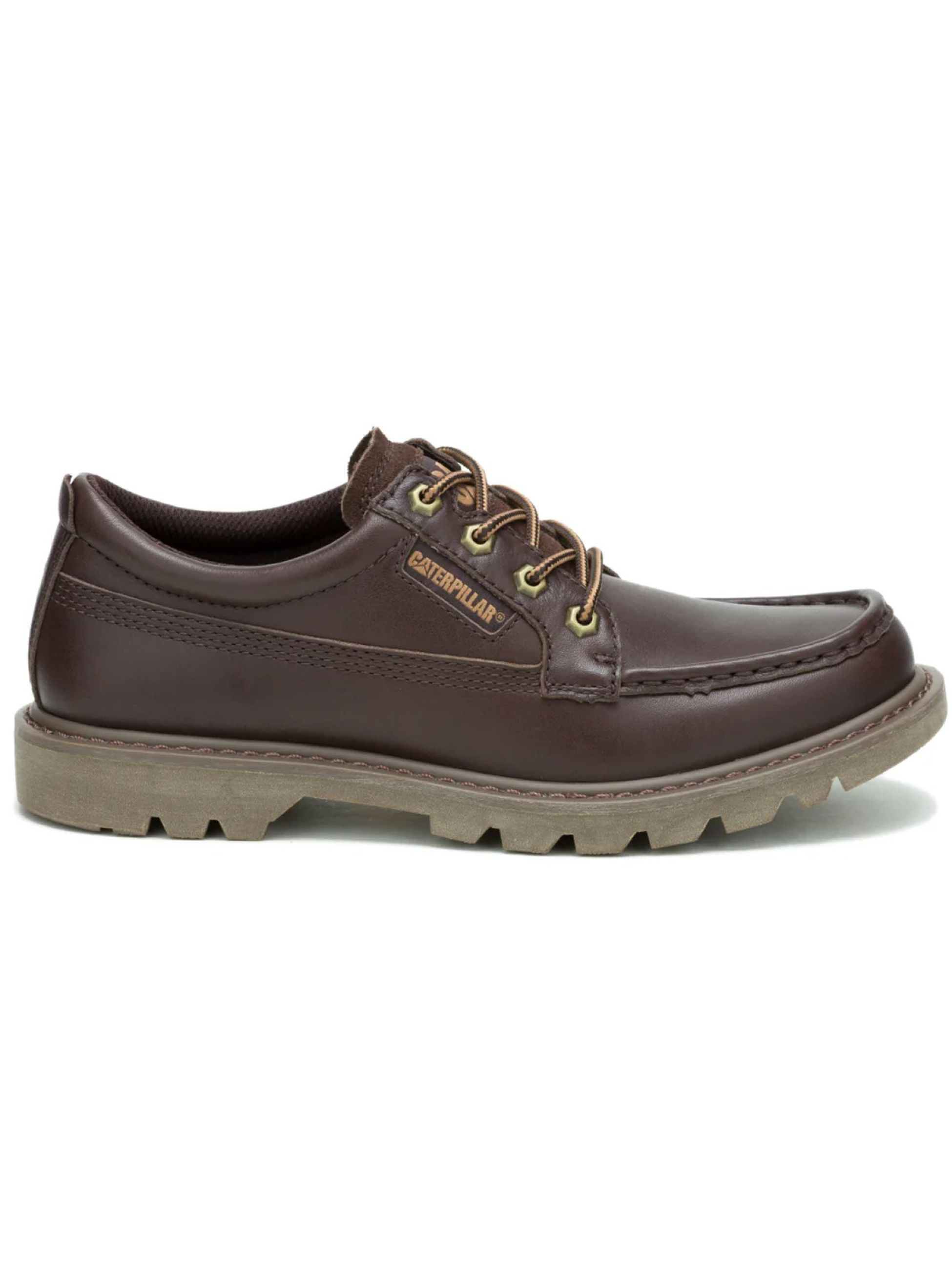 Caterpillar Mens Dark Brown Colorado Moc Toe Low Shoe | Designerwear