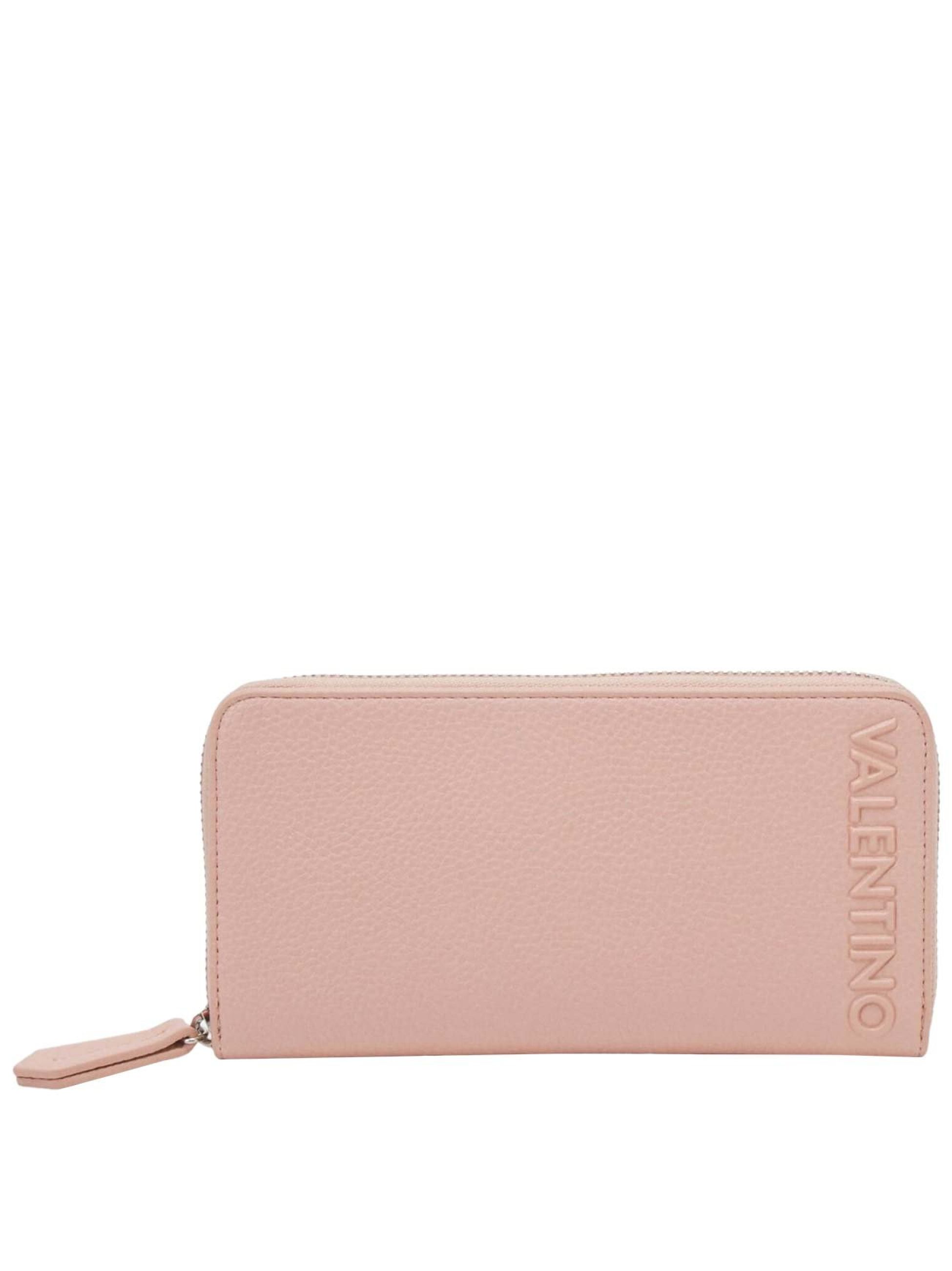 Valentino Womens Face Powder Soho Zip Around Wallet | Designerwear