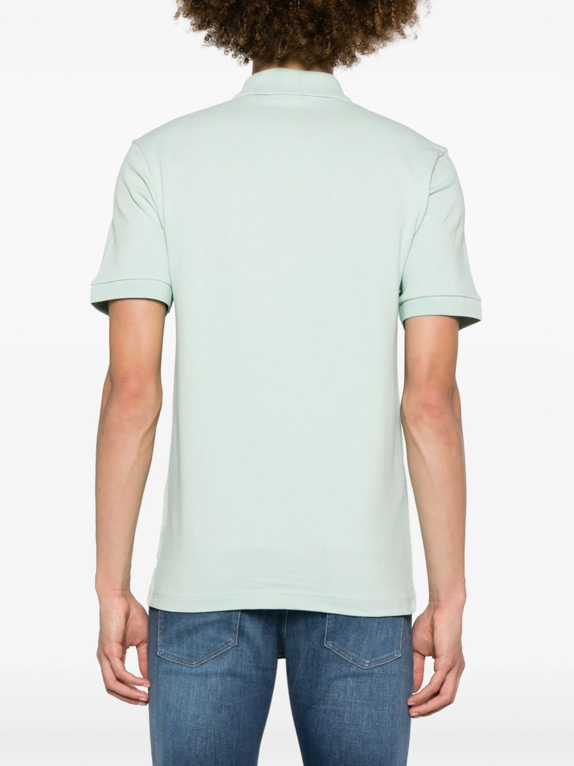 BOSS Mens Turquoise Aqua Passenger Polo Shirt | Designerwear