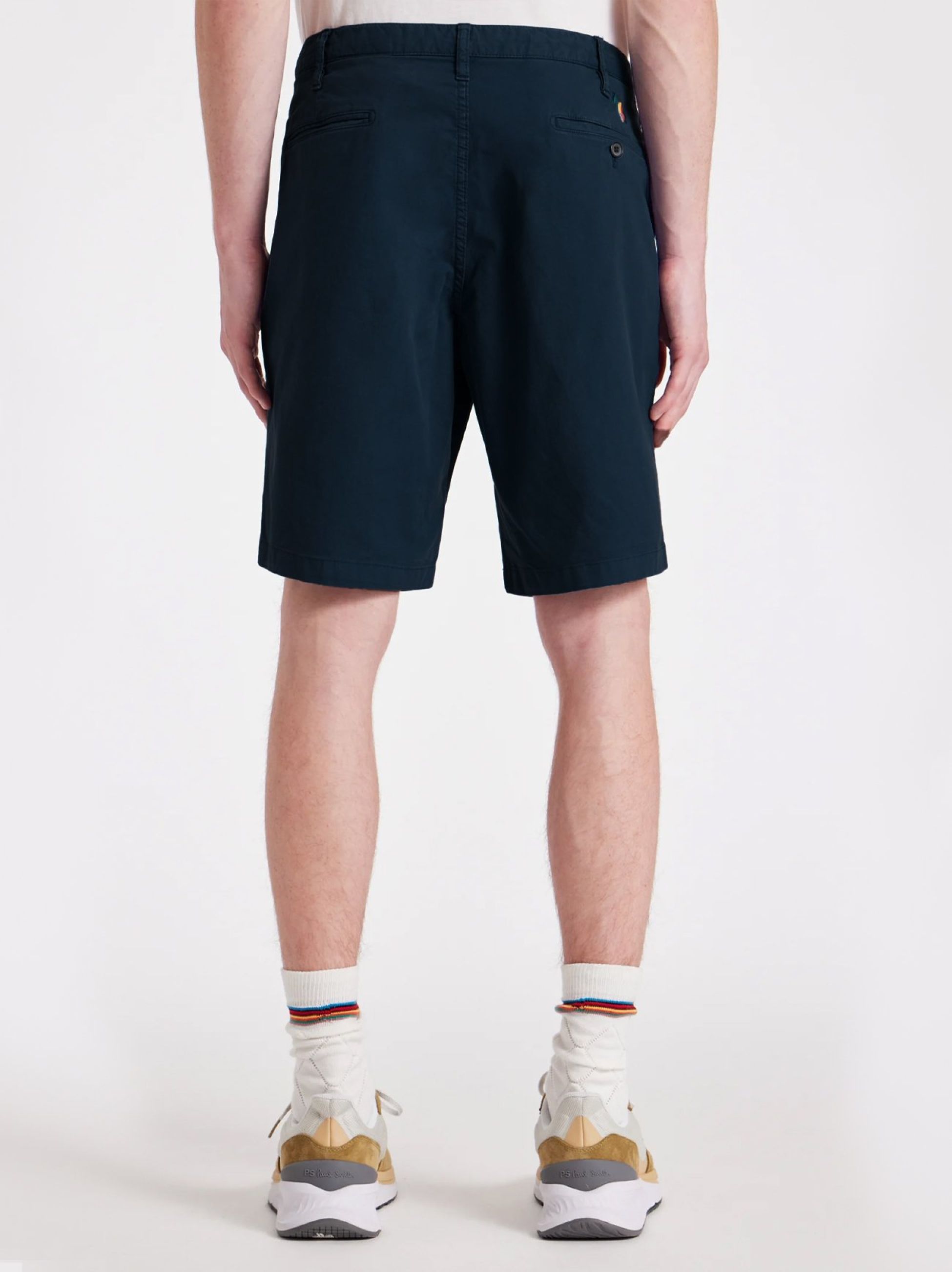 Paul Smith Mens Very Dark Navy Broad Stripe Zebra Short | Designerwear