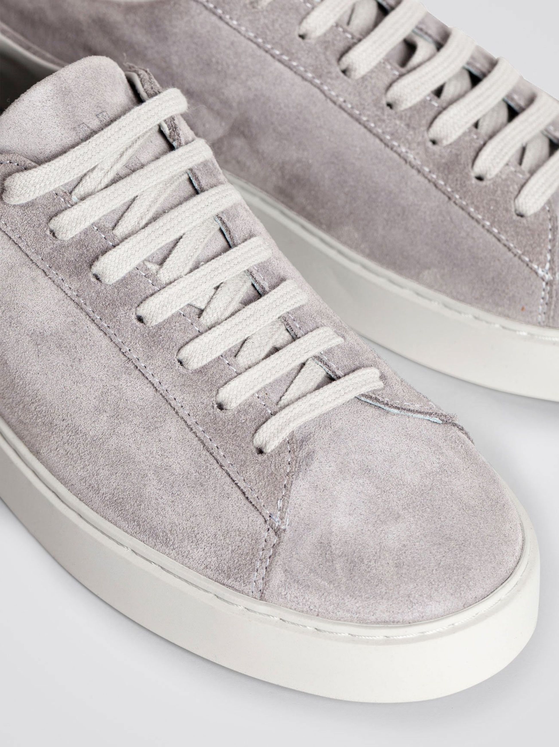Norse Projects Mens Slate Grey Court Sneaker Trainer | Designerwear