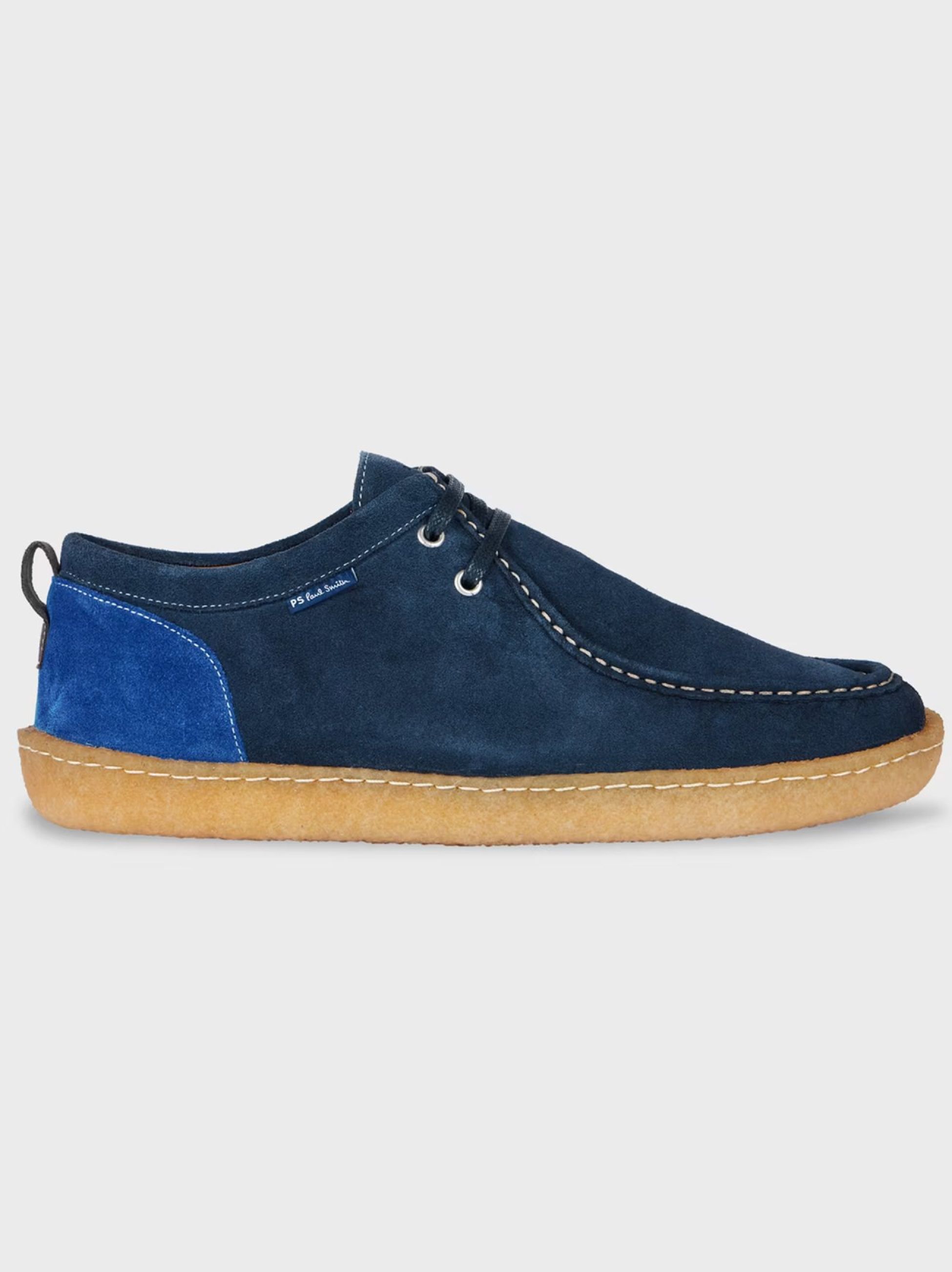 Paul Smith Mens Very Dark Navy Suede Buster Shoe | Designerwear