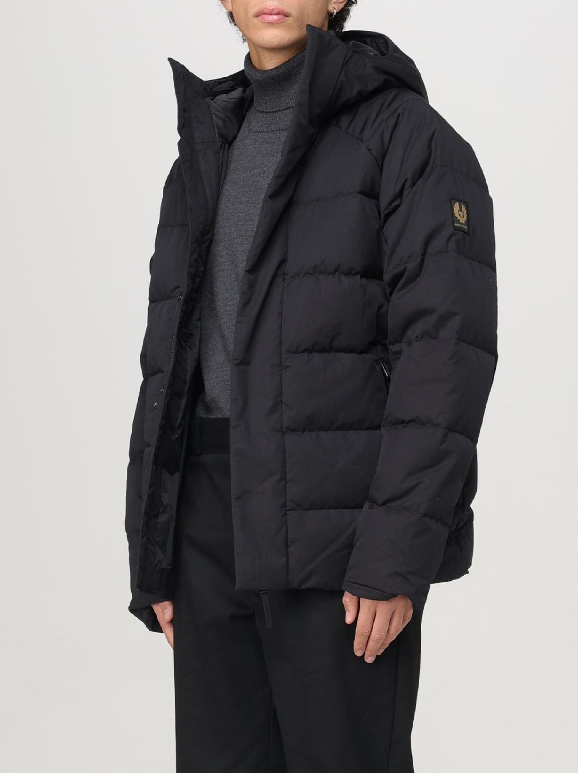 Belstaff Mens Black Apex Jacket | Designerwear