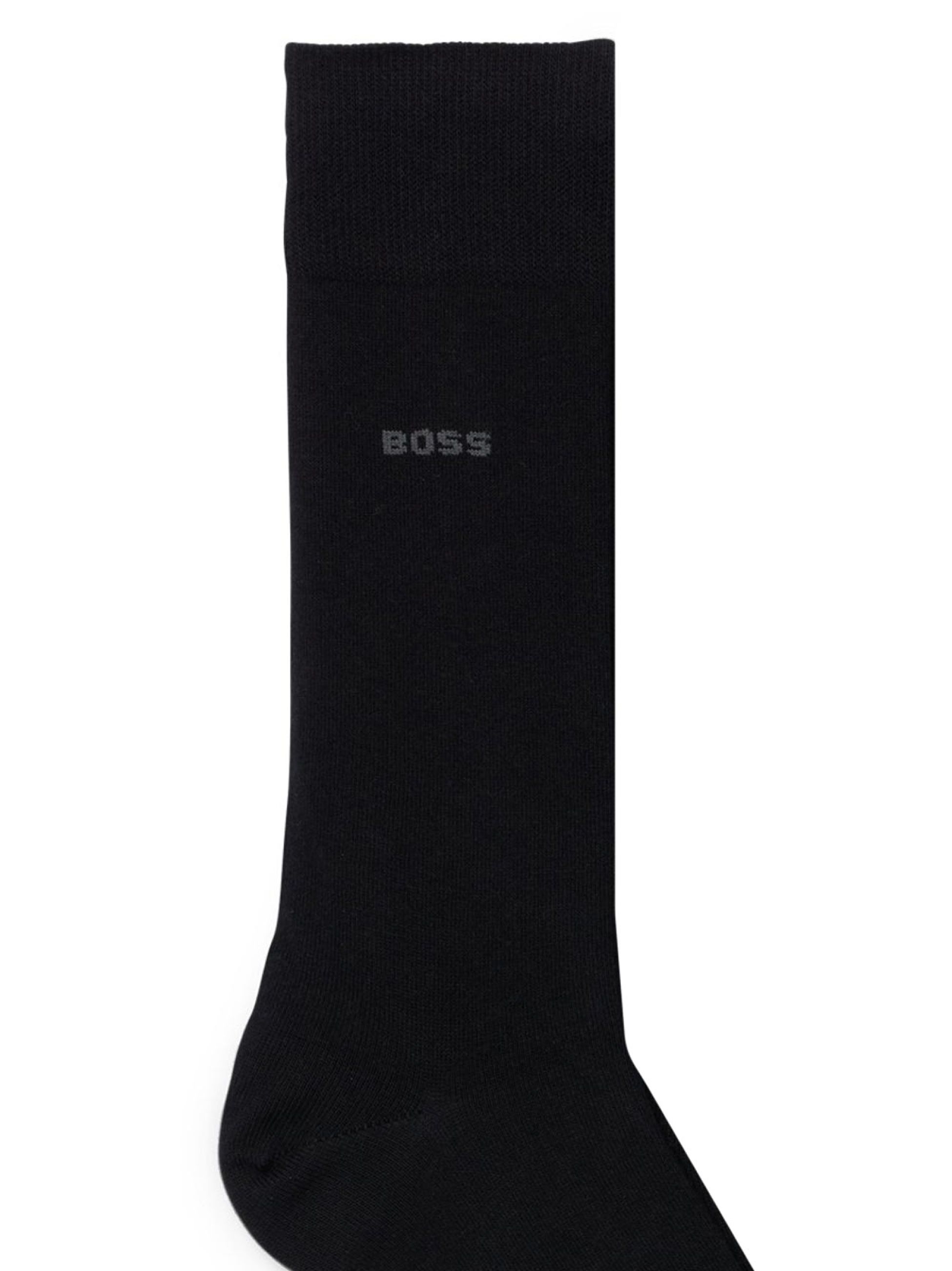 BOSS Mens Black 2-Pack Dots Sock | Designerwear