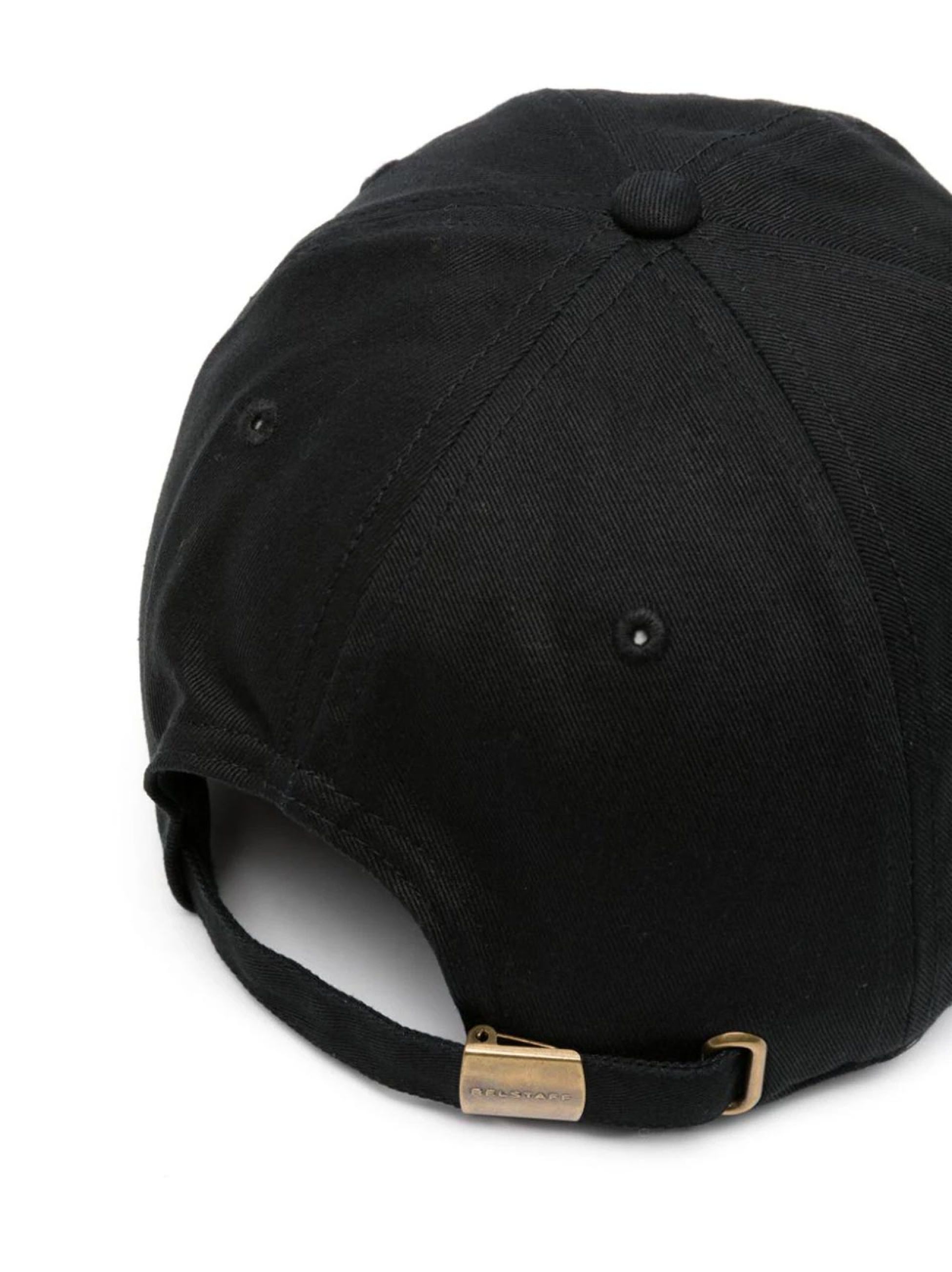 Belstaff Mens Black Phoenix Logo Cap | Designerwear