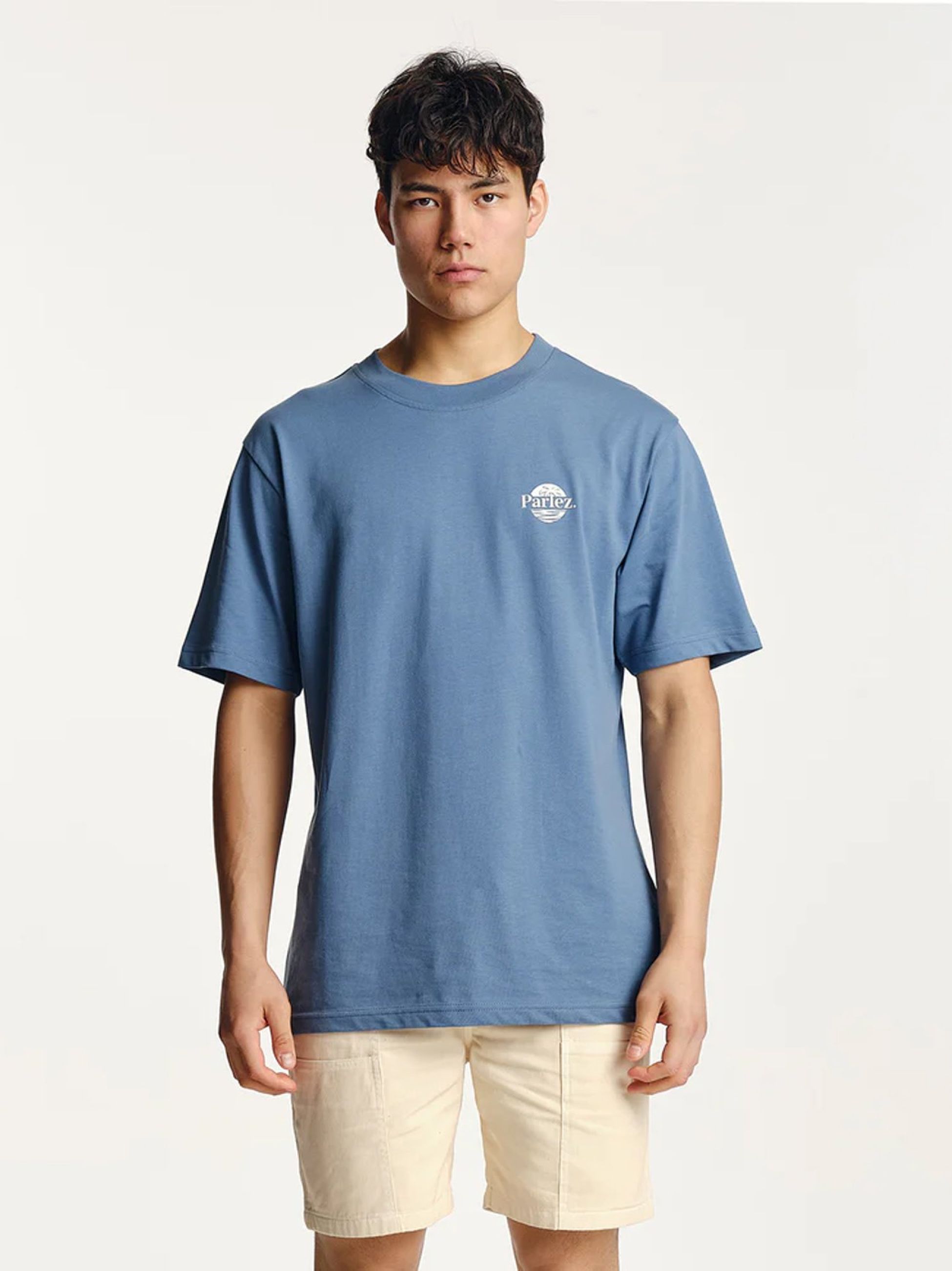 Parlez Mens China Blue Boca T-Shirt | Designerwear
