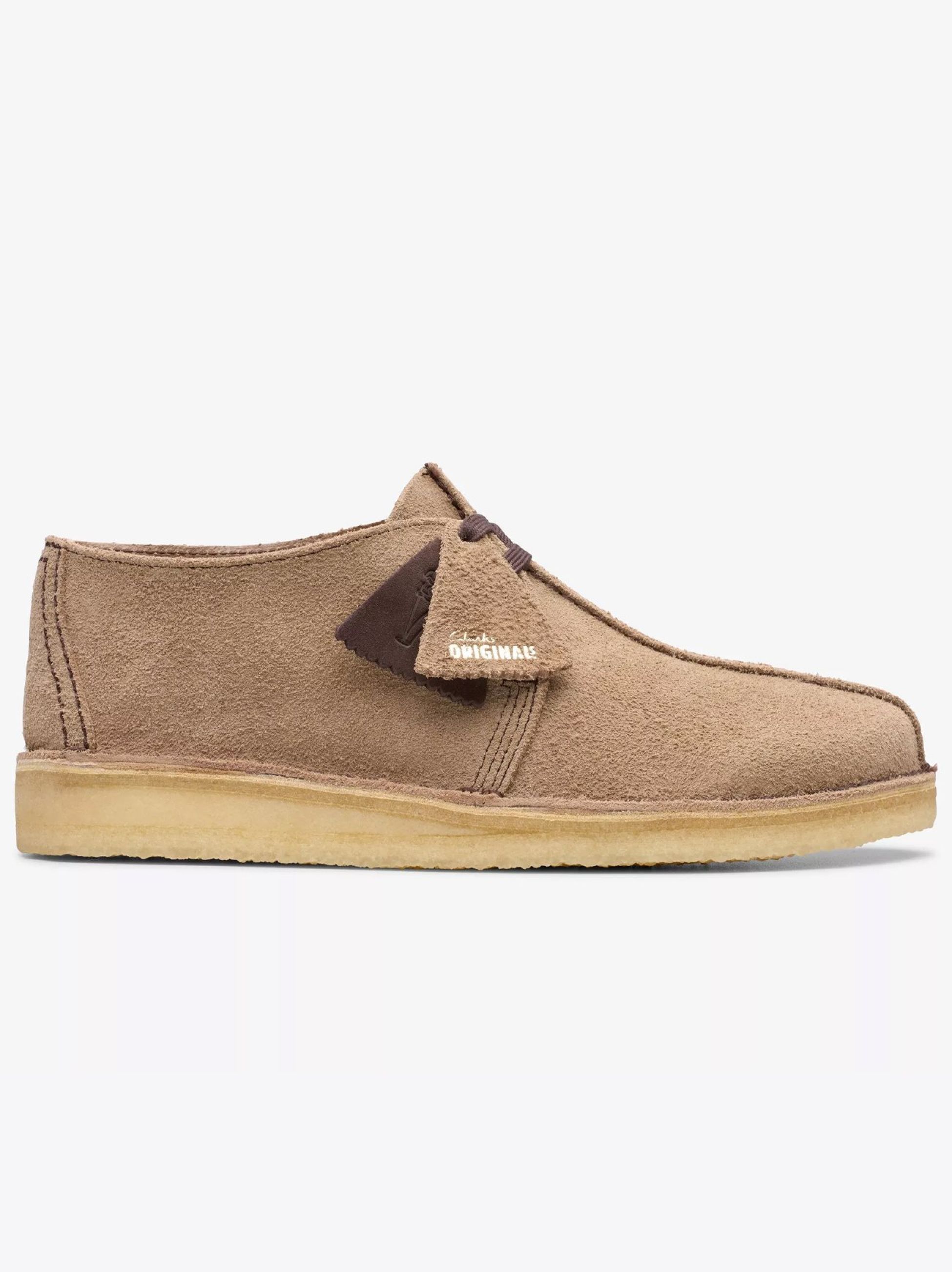 Clarks Originals Mens Wolf Suede Desert Trek Shoe | Designerwear