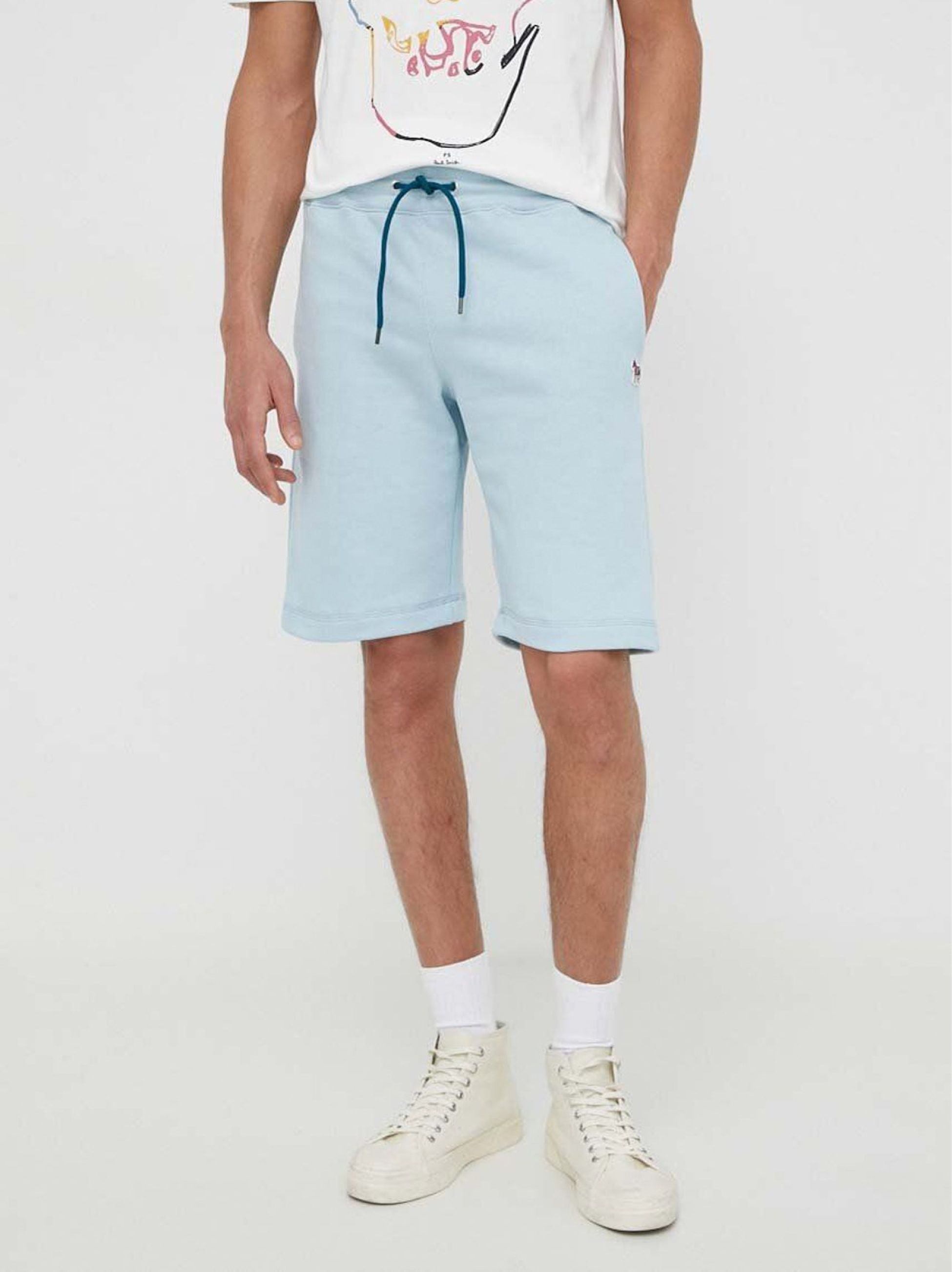 Paul Smith Mens Cobalt Blue Regular Fit Zebra Short | Designerwear