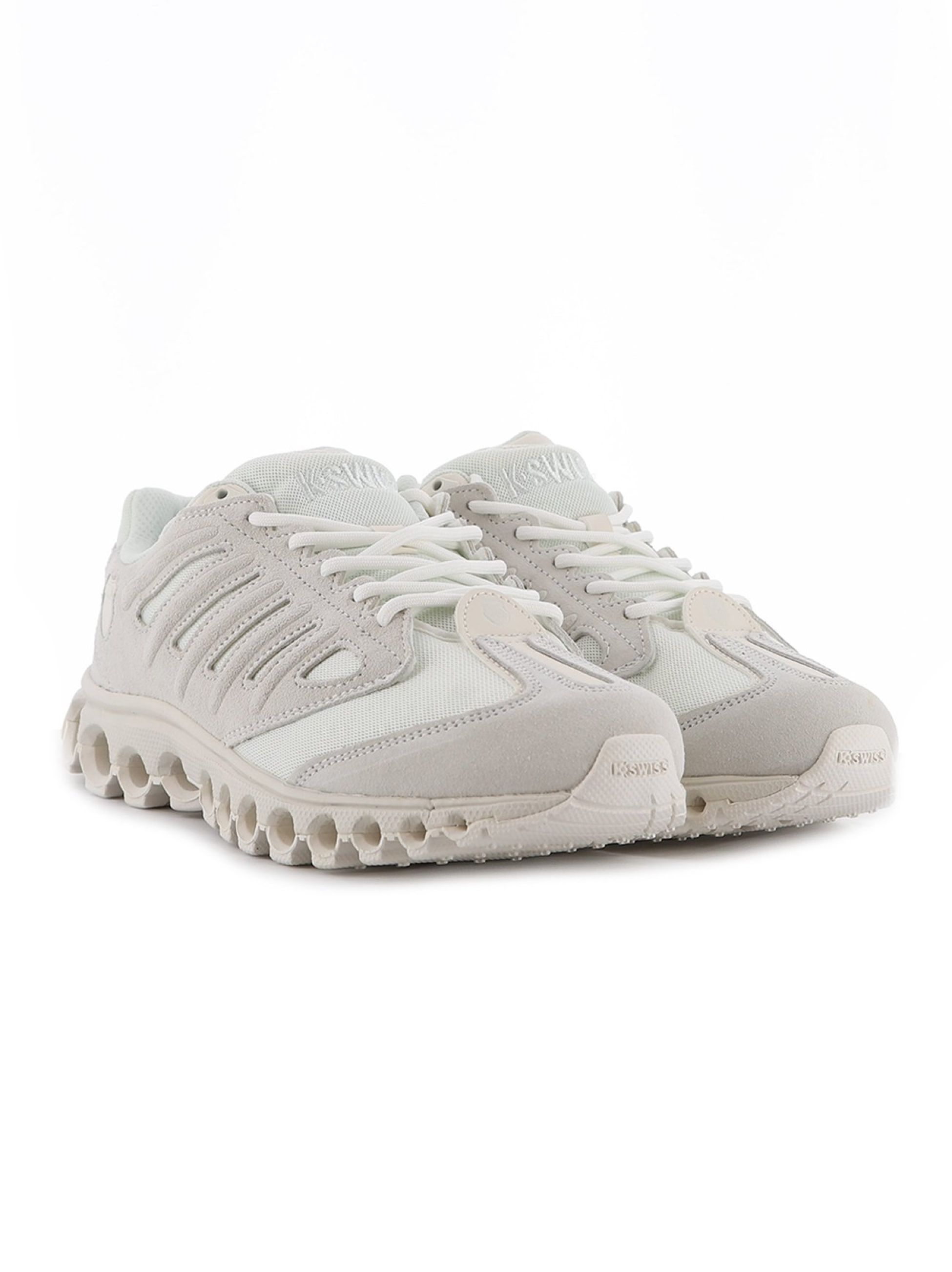 K-SWISS Star White Vaporous Grey Tubes Pharo Sneaker | Designerwear ...