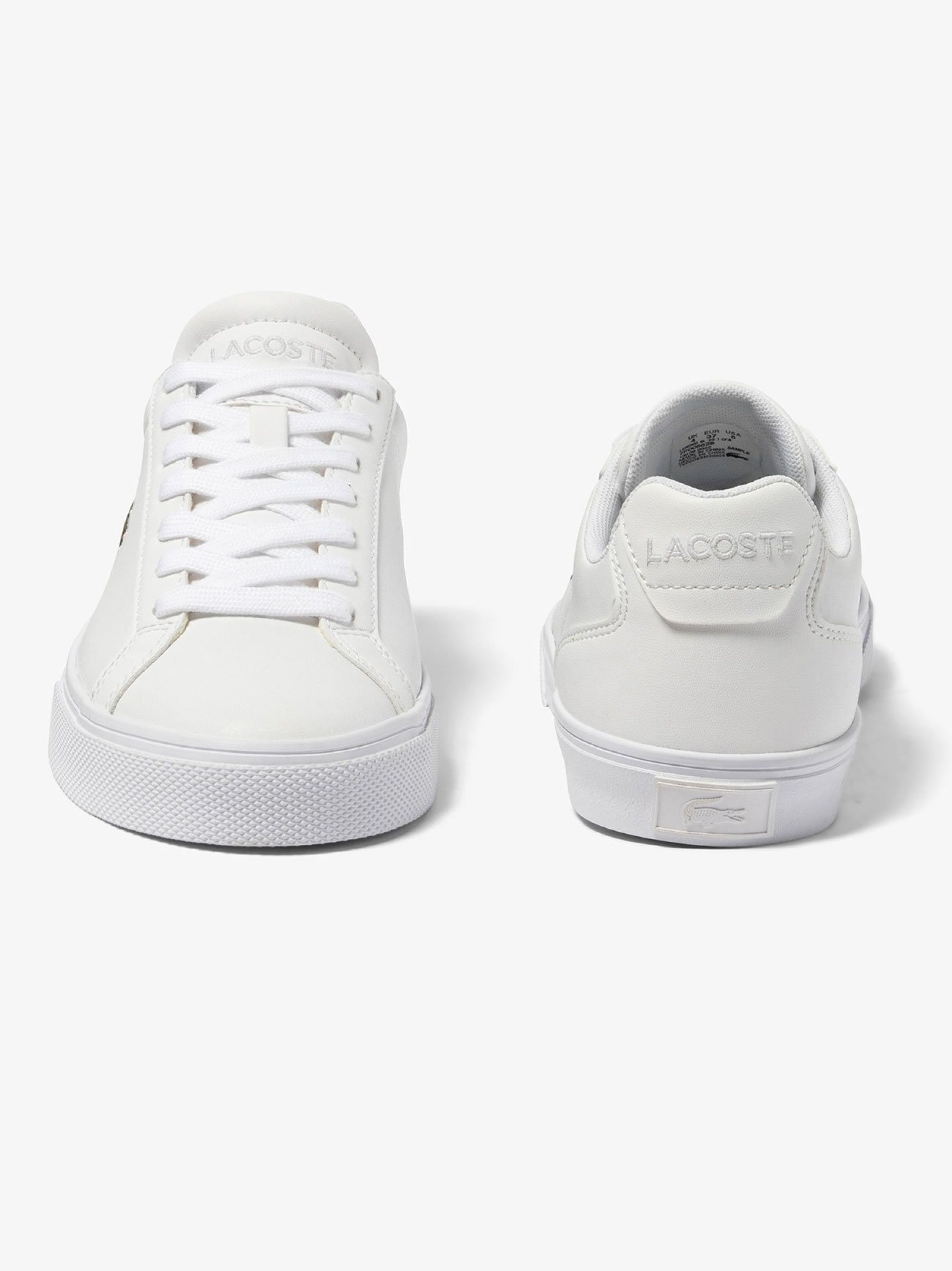 Lacoste Womens White Lerond Pro Baseline Trainer | Designerwear