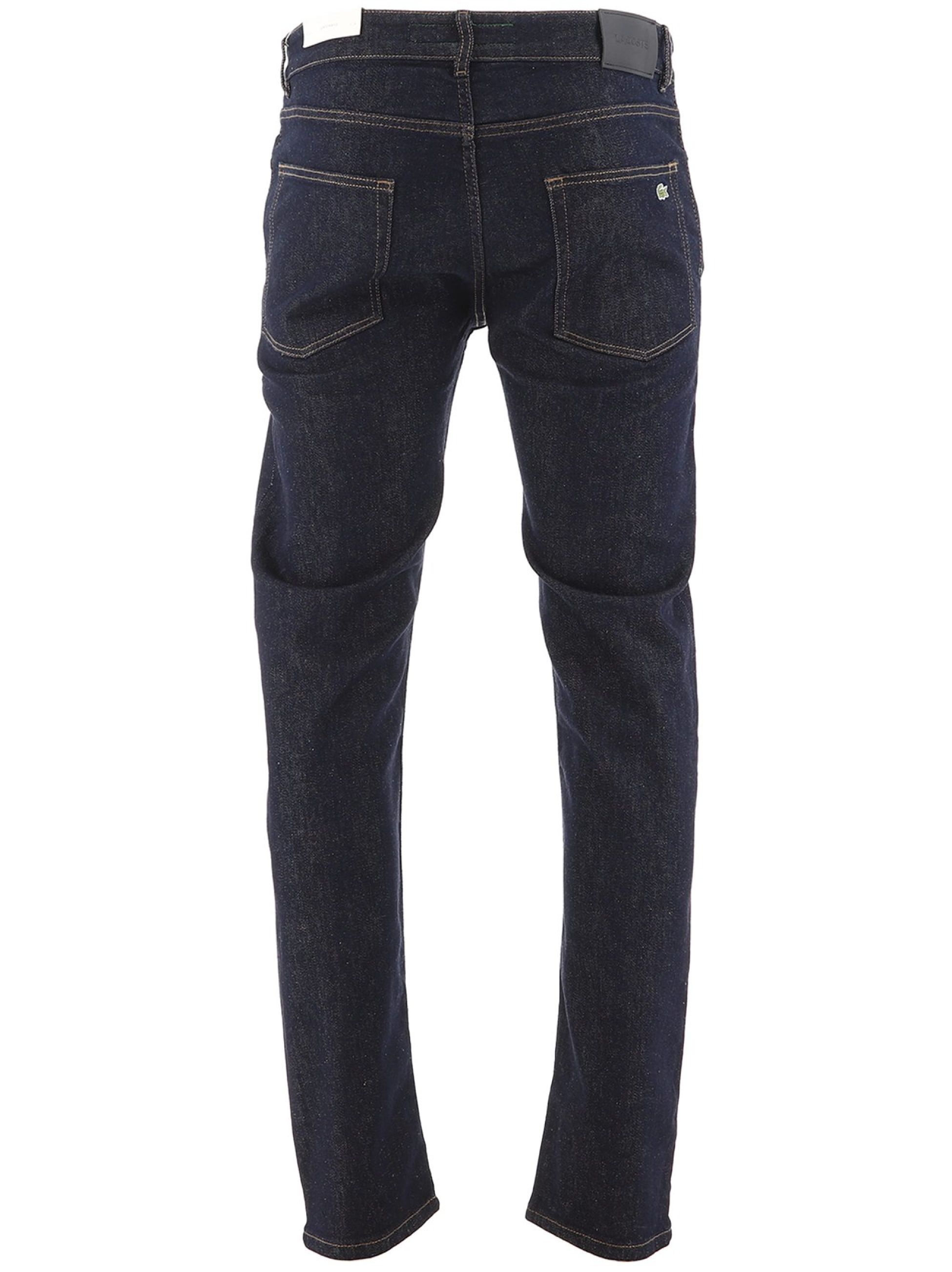 Lacoste Mens Washed Rinse Denim Jeans | Designerwear