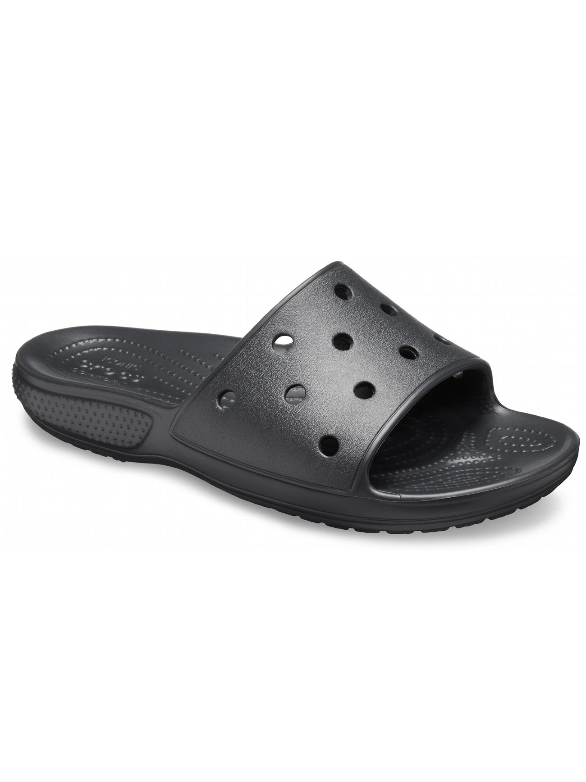 Crocs Black Classic Crocs Slide | Designerwear | Signup for an ...