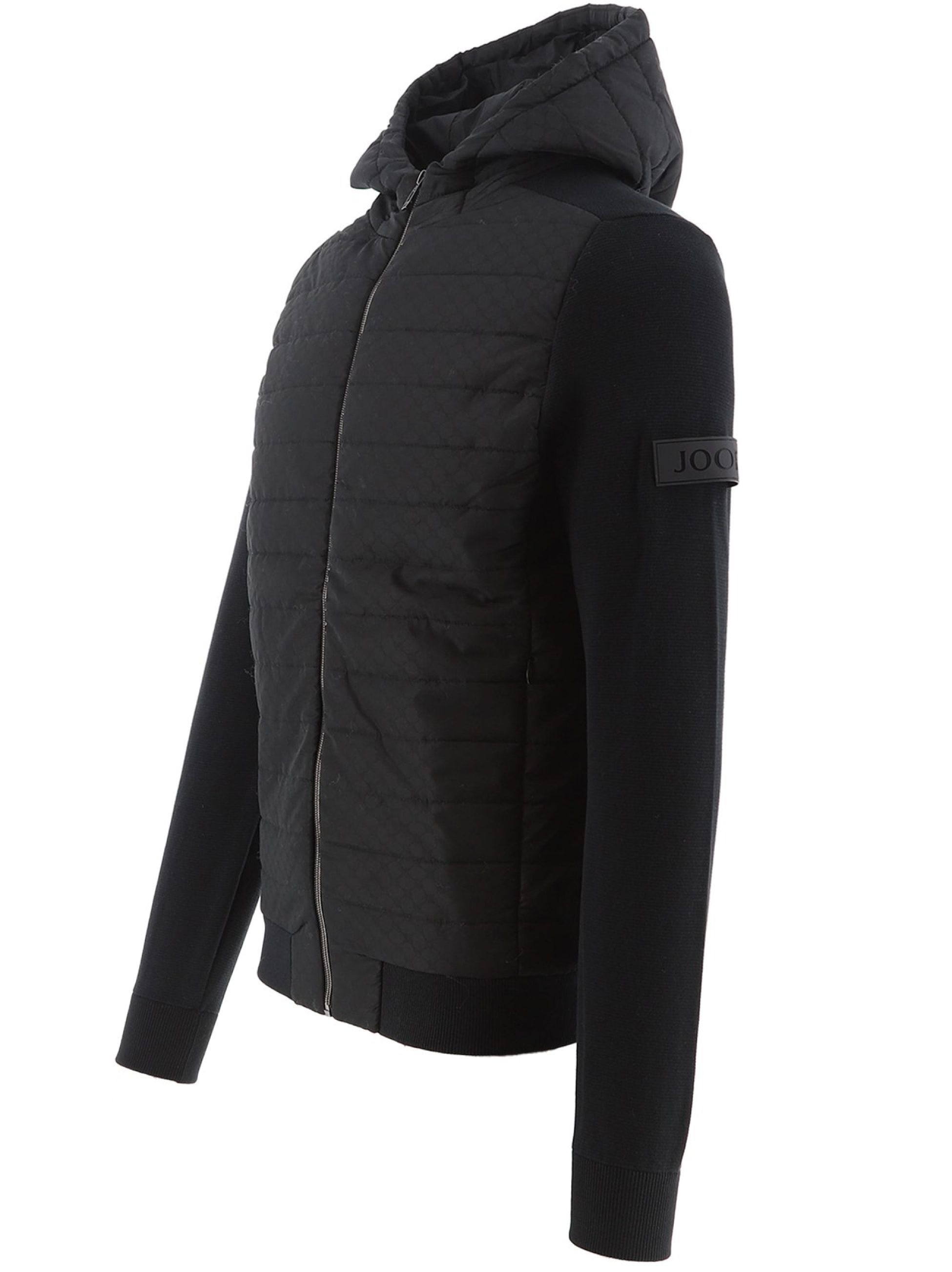 JOOP Black Quilted Hooded Jacket | Designerwear | Pay in 30 Days with ...
