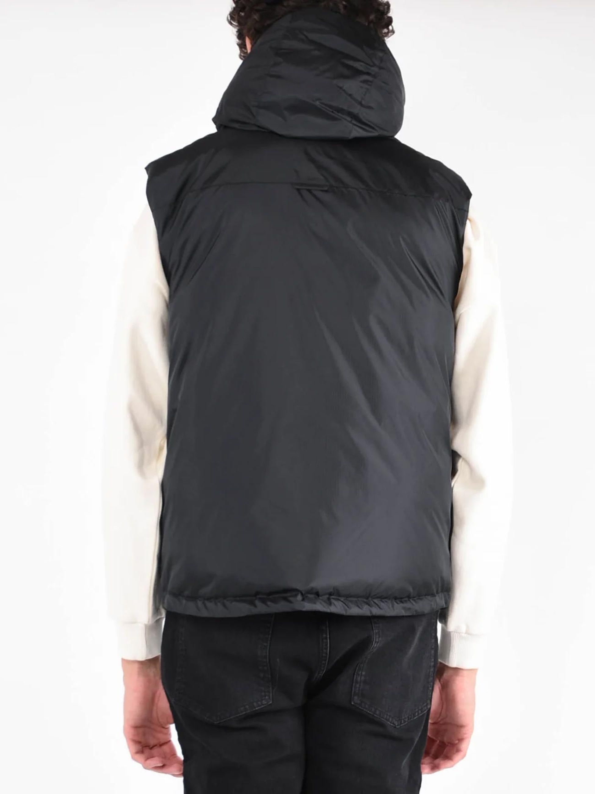 Outhere Mens Black Ripstop Gilet | Designerwear