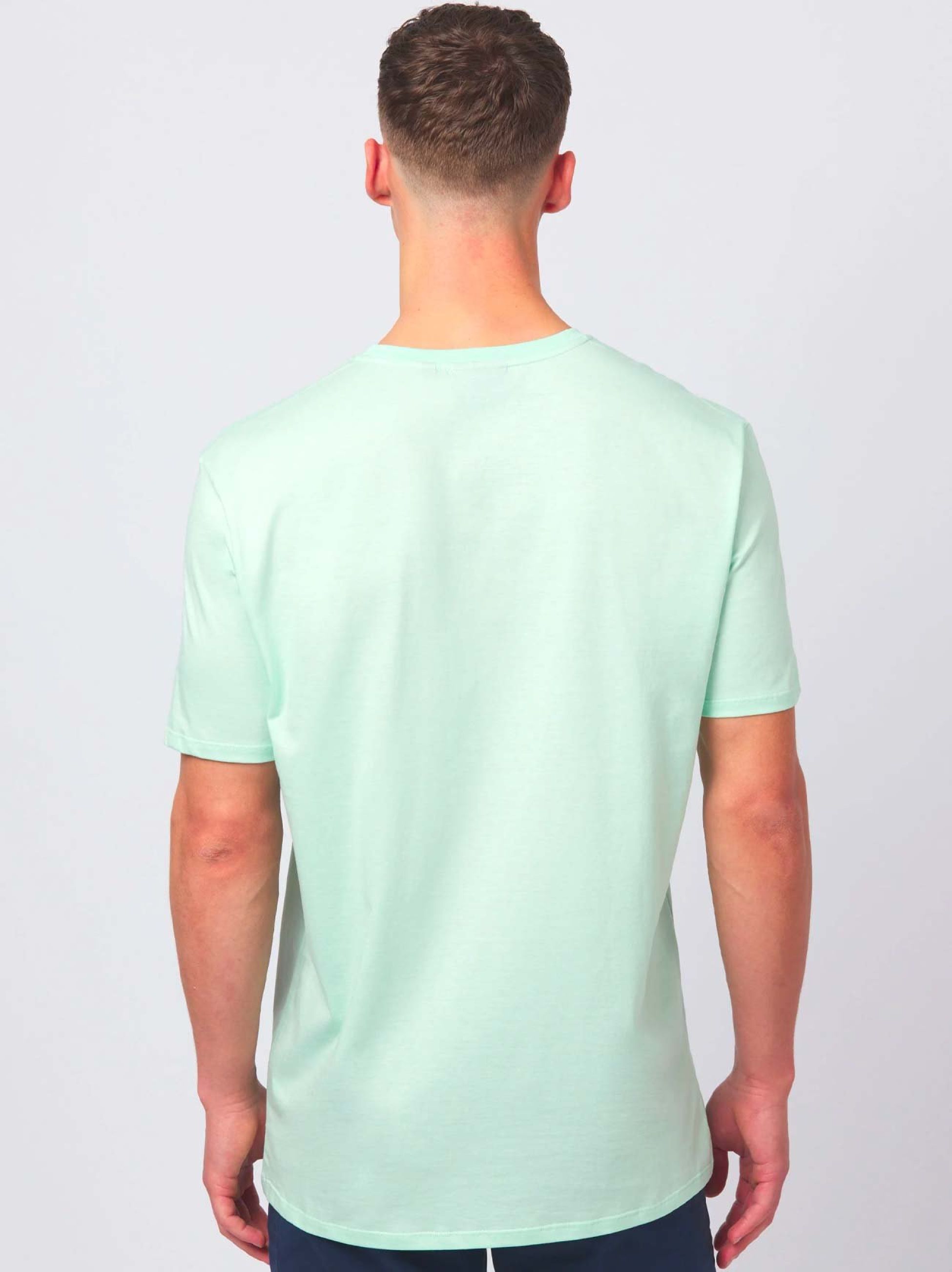 Sandbanks Mens Mint Badge Logo T-Shirt | Designerwear