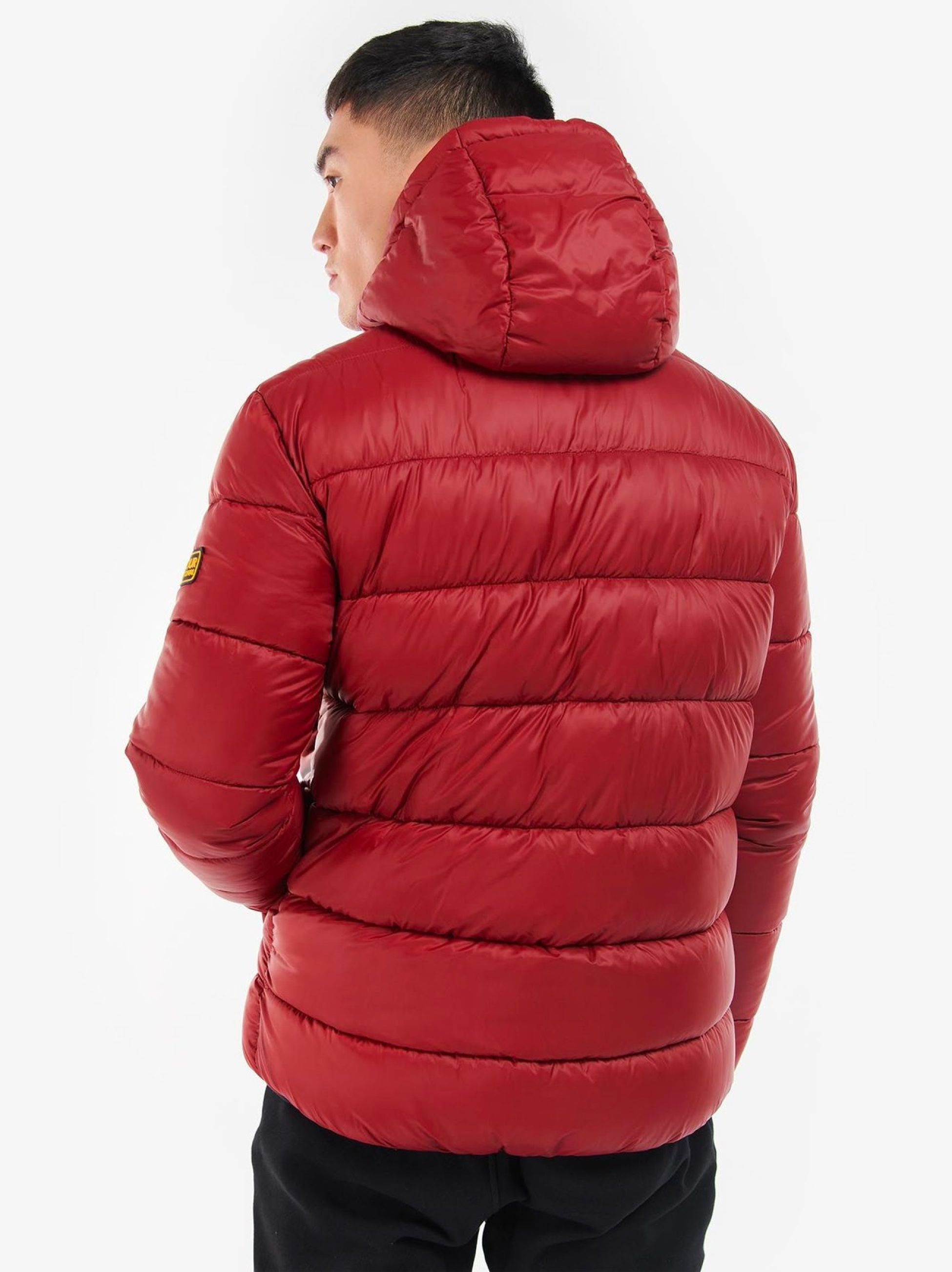 Barbour International Wine Legacy Bobber Quilted Jacket | Designerwear ...