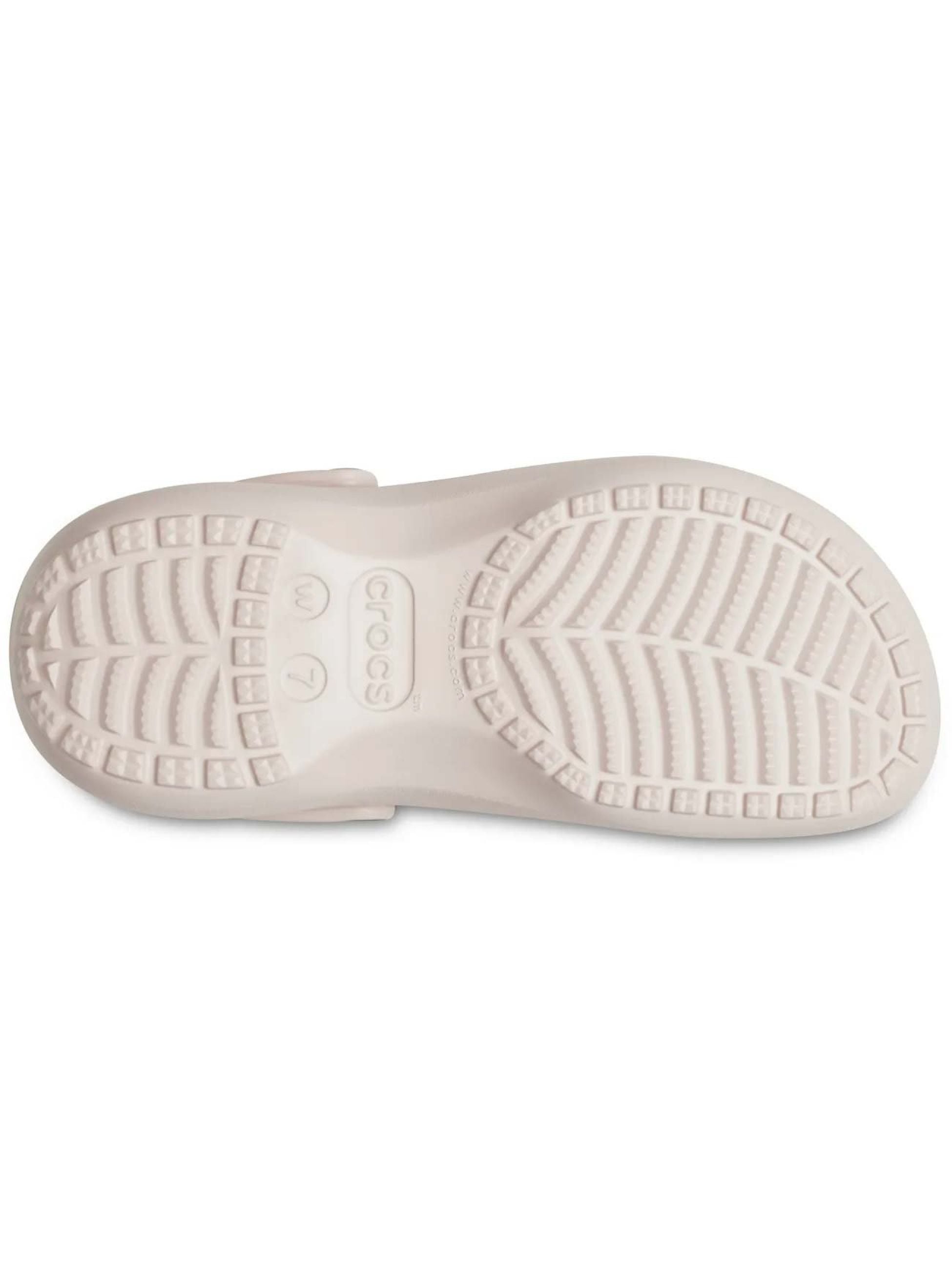 Crocs Womens White Quartz Classic Platform Clog | Designerwear