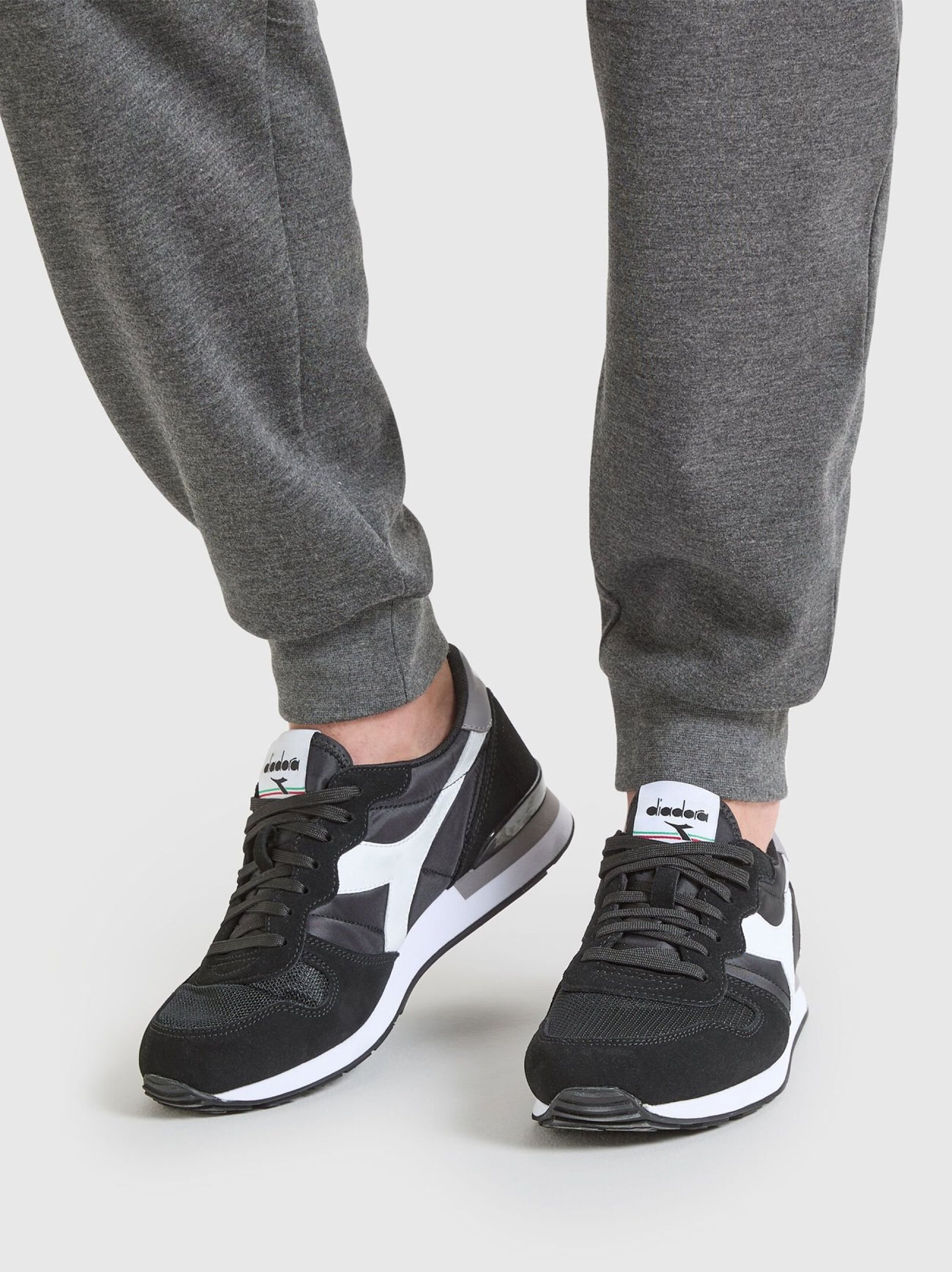 Diadora Mens Black Camaro Trainer | Designerwear