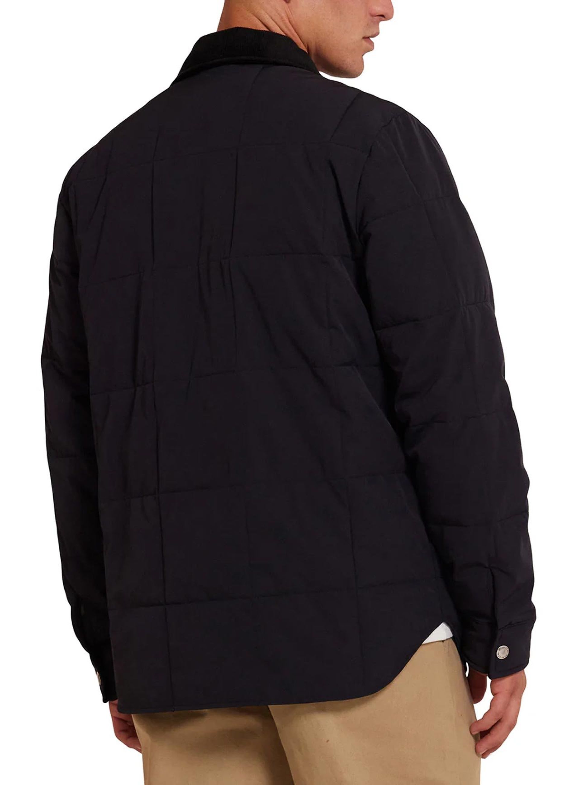 Deus Ex Machina Mens Black Maxwell Padded Jacket | Designerwear